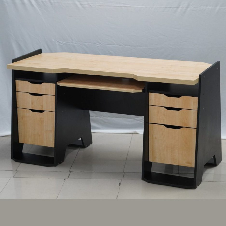 Power 2X Dark Snow Gaming Desk | Ultimate Command Center