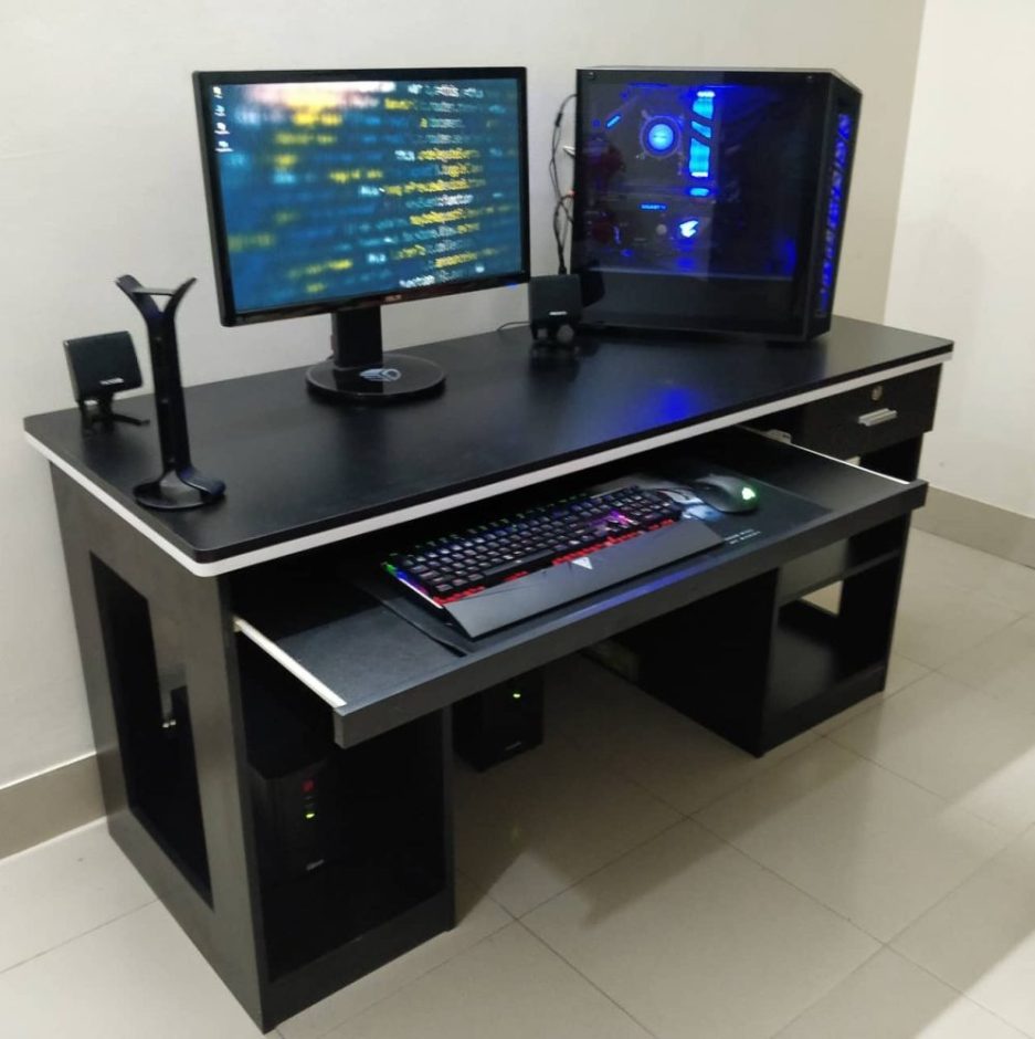 Computer Desk: Perfect 1-Drawer Workstation for Home