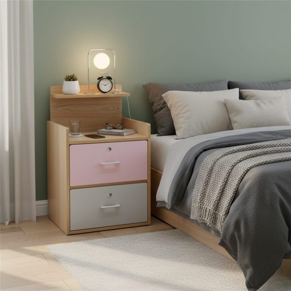 Bedside Table: 5 Awesome Storage Features | ZENSIDE%