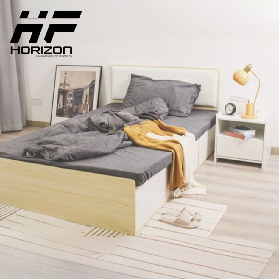 Modern double bed with 4 drawers; your best sleeping partner