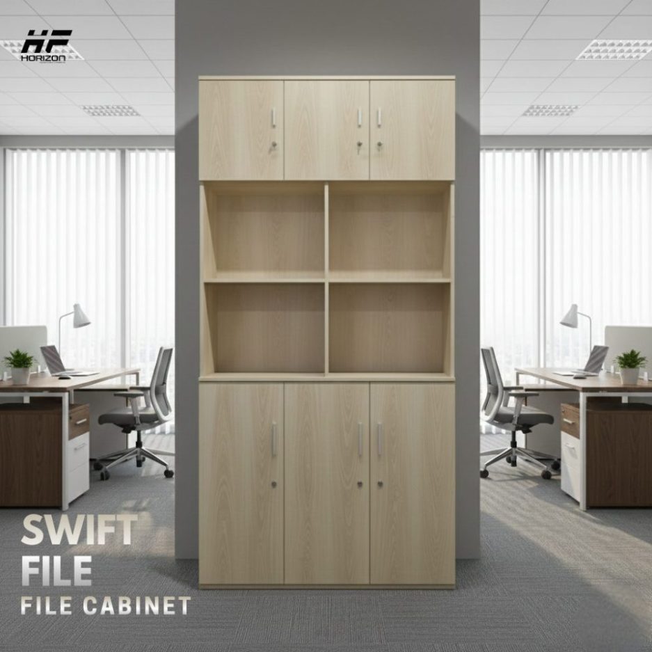 File Cabinet: 6-Door Swift File - Ultimate Office Storage