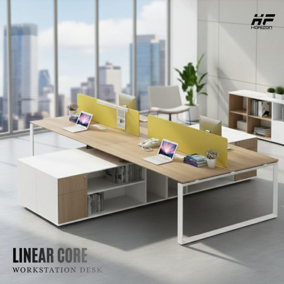 Ultimate Office Workstation: Powerful 4-Person